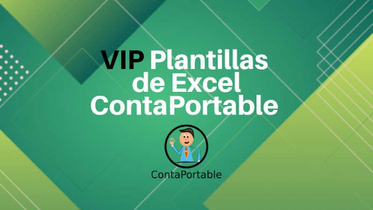 VIP Plantillas de Excel ContaPortable – Contaportable