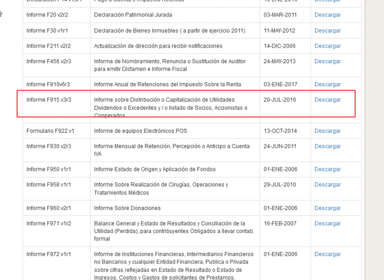 F-915, plantilla en Excel gratis > Contaportable
